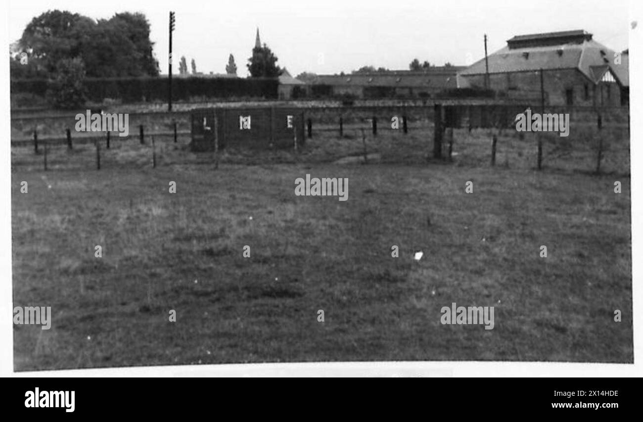 CAMOUFLAGED STRONG POINTS - Octagonal pillbox; painted to resemble LNER ...