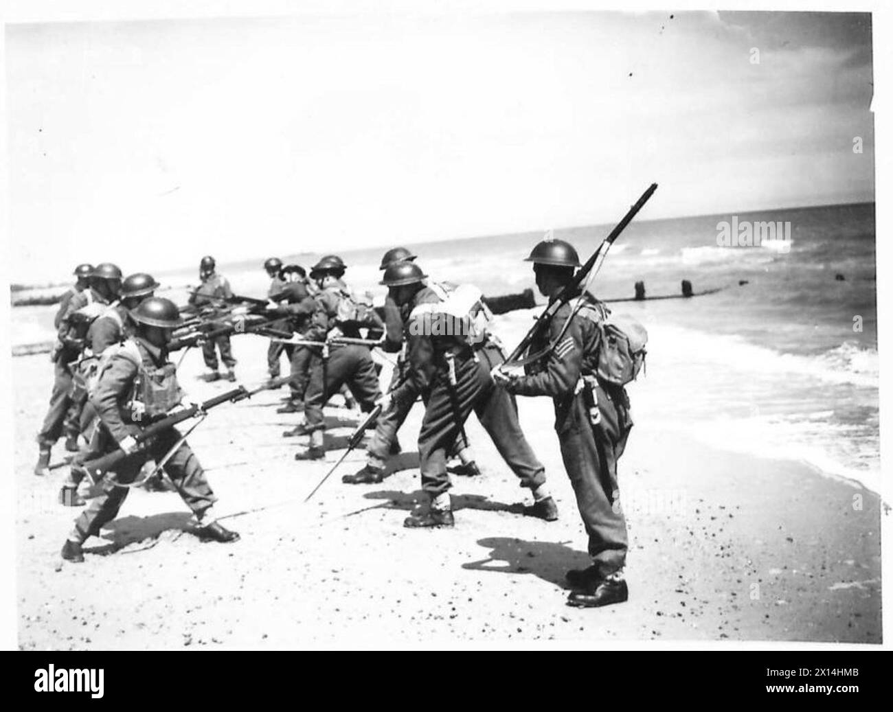 DEFENCES OFF THE EAST COAST - Bayonet attack and counter attack British ...