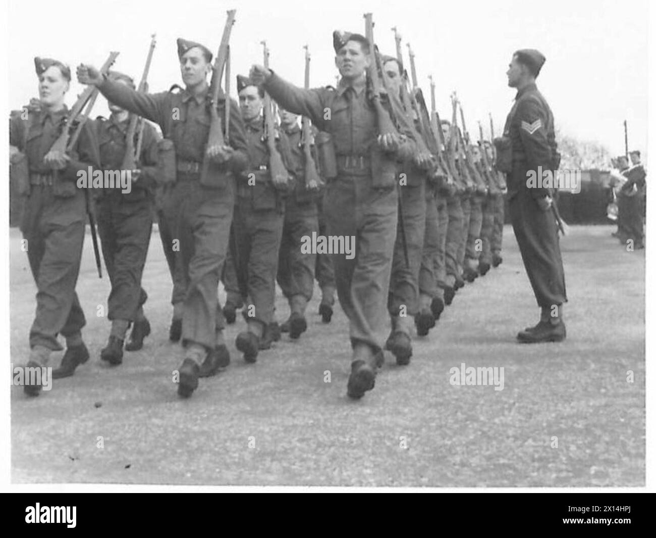 INFANTRY TRAINING CENTRE - Their smartness is apparent in this marching ...