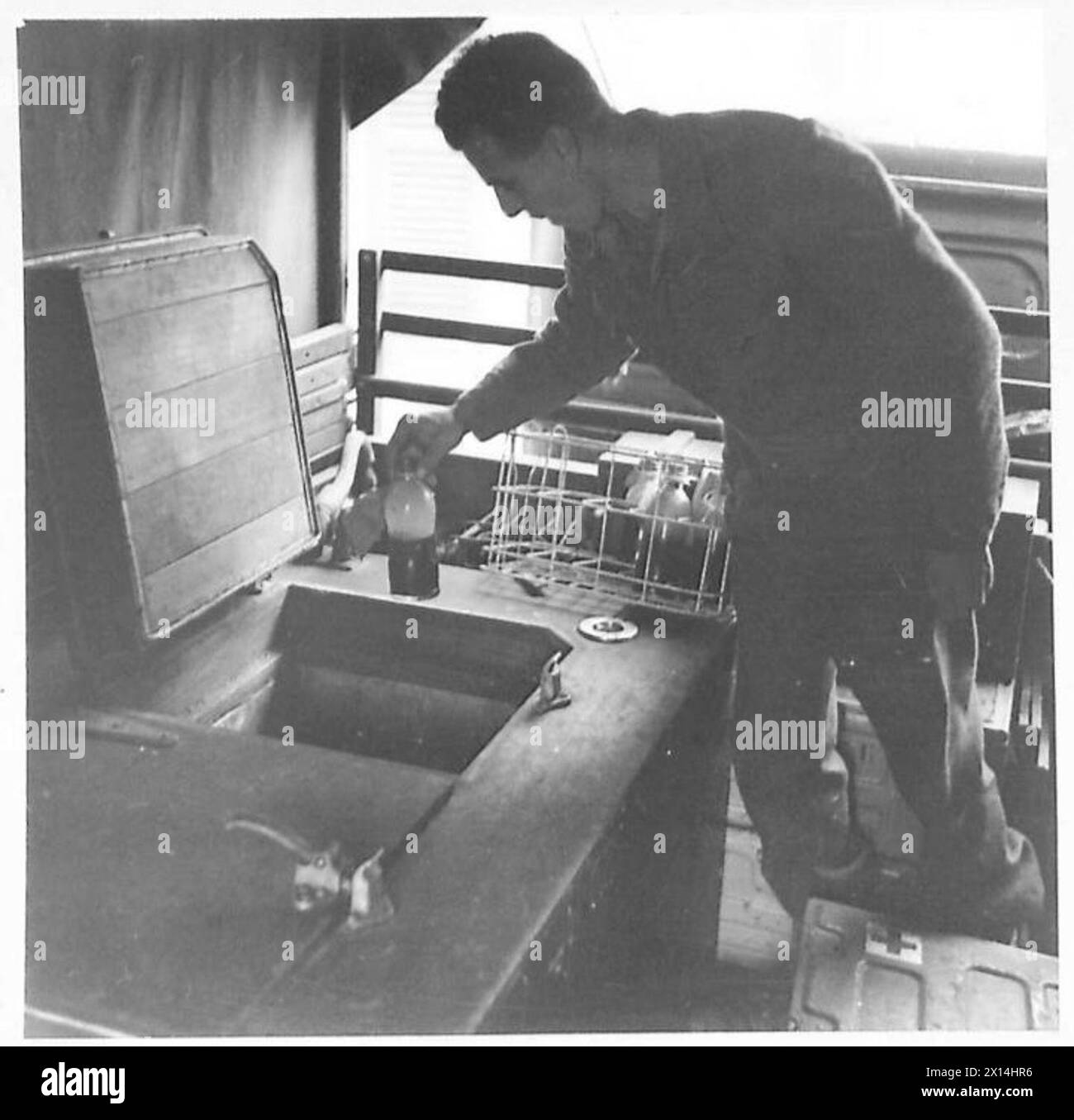 Blood lorry Black and White Stock Photos & Images - Alamy