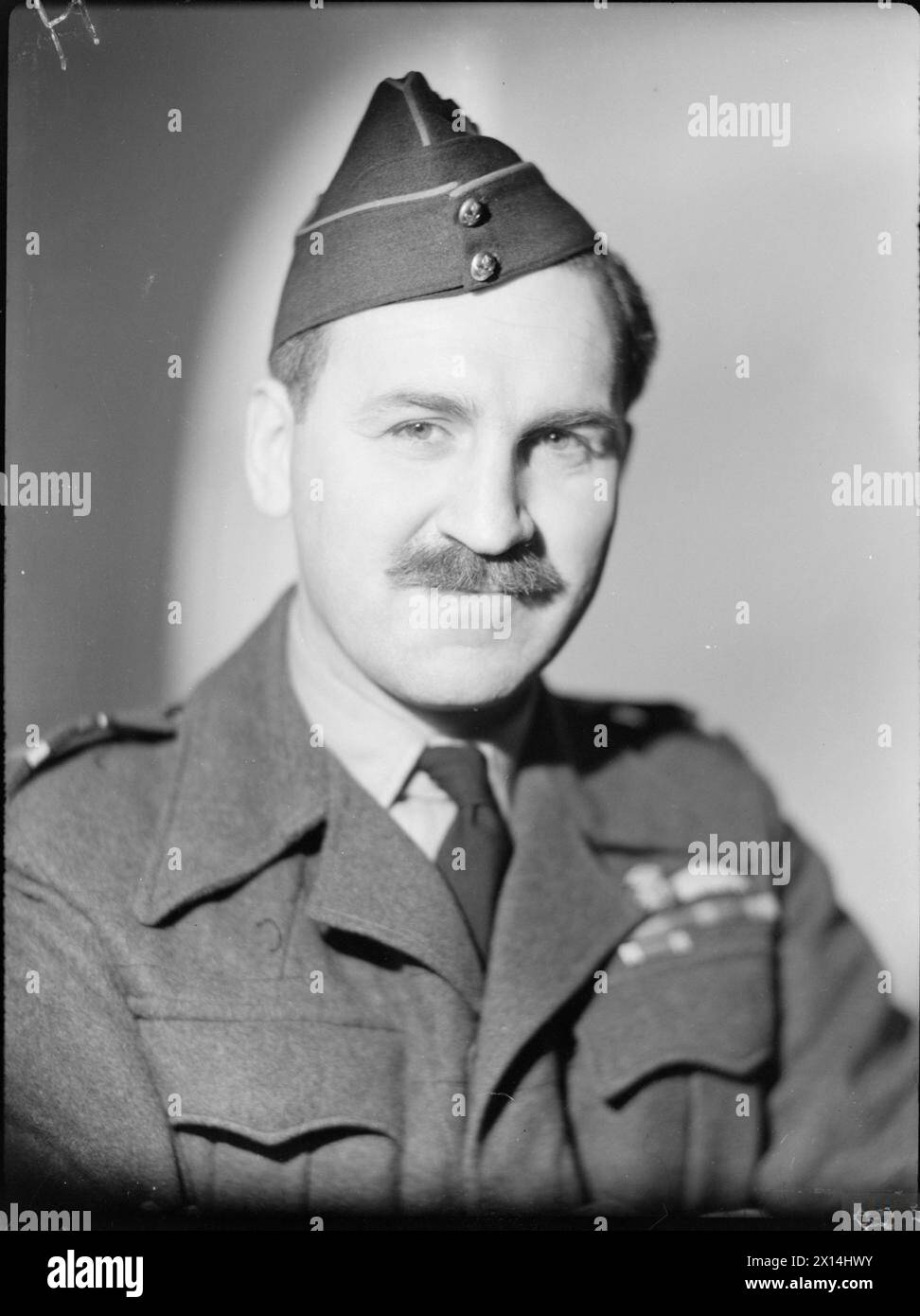Air Vice Marshal H.A. Constantine is photographed at RAF Bomber Command ...