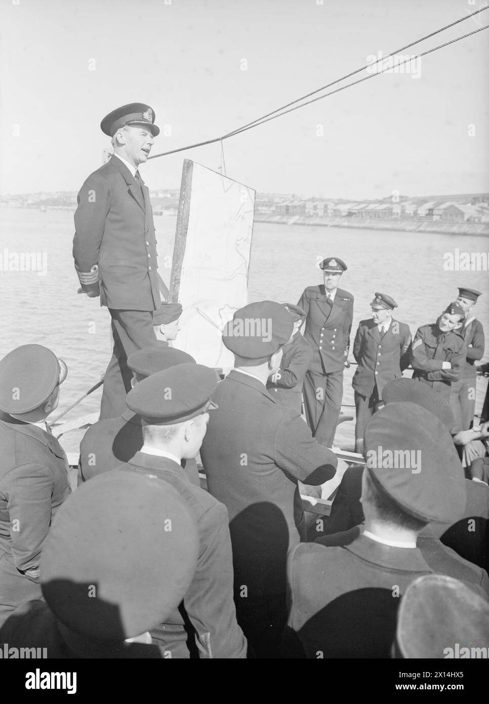 BRITISH CRUISER BRINGS ABOUT BLOCKADE RUNNER'S END. 13 APRIL 1943 ...