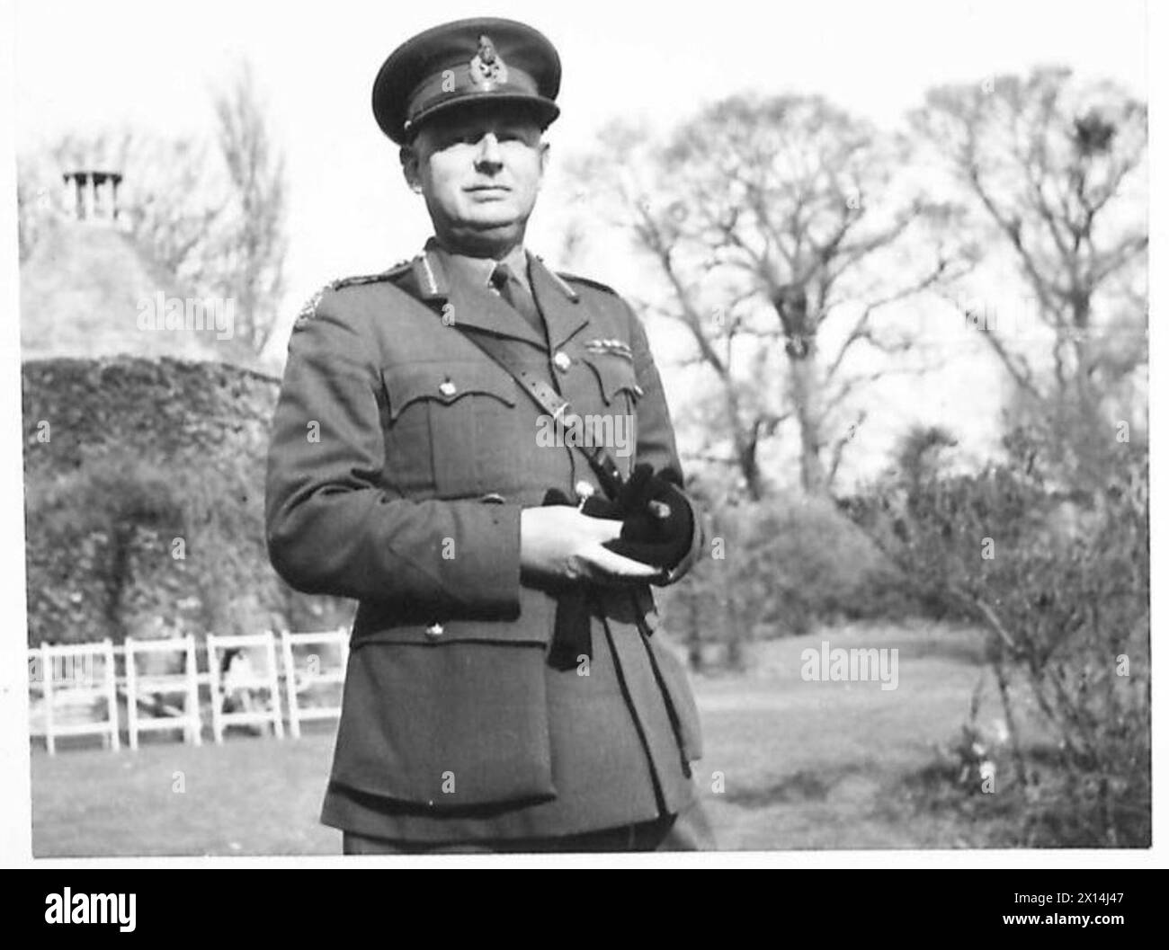 negative - (For Library use) Lt.Gen. J.S. Steel, DSO., MC., , British ...