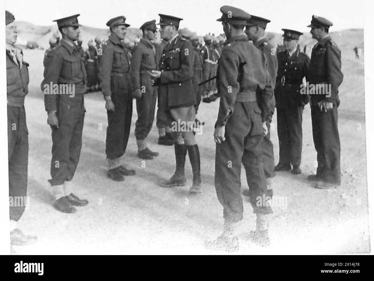 C-IN-C's TOUR OF 10TH ARMY - The C-in-C inspecting officers and I.R.A ...