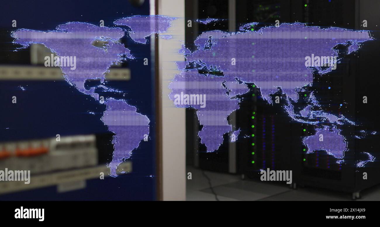 Distorting map hi-res stock photography and images - Alamy