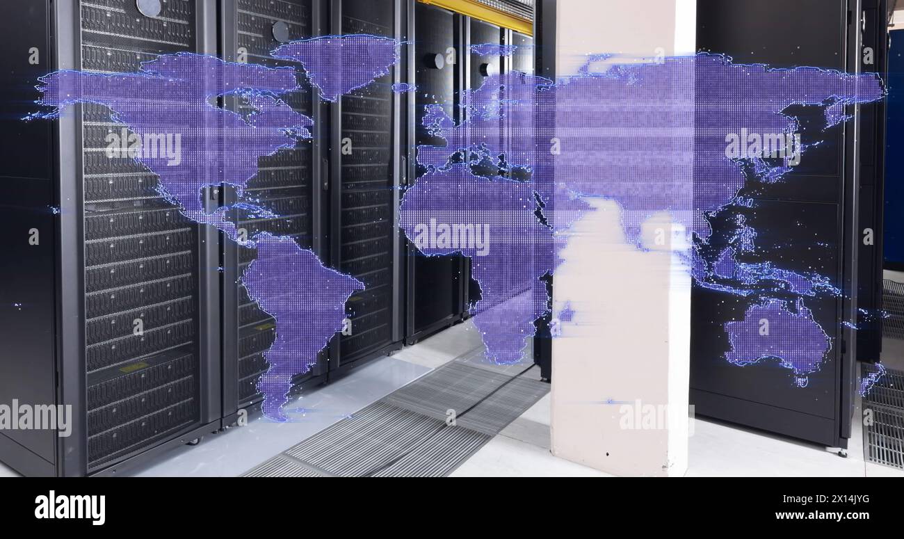 Distorting map hi-res stock photography and images - Alamy