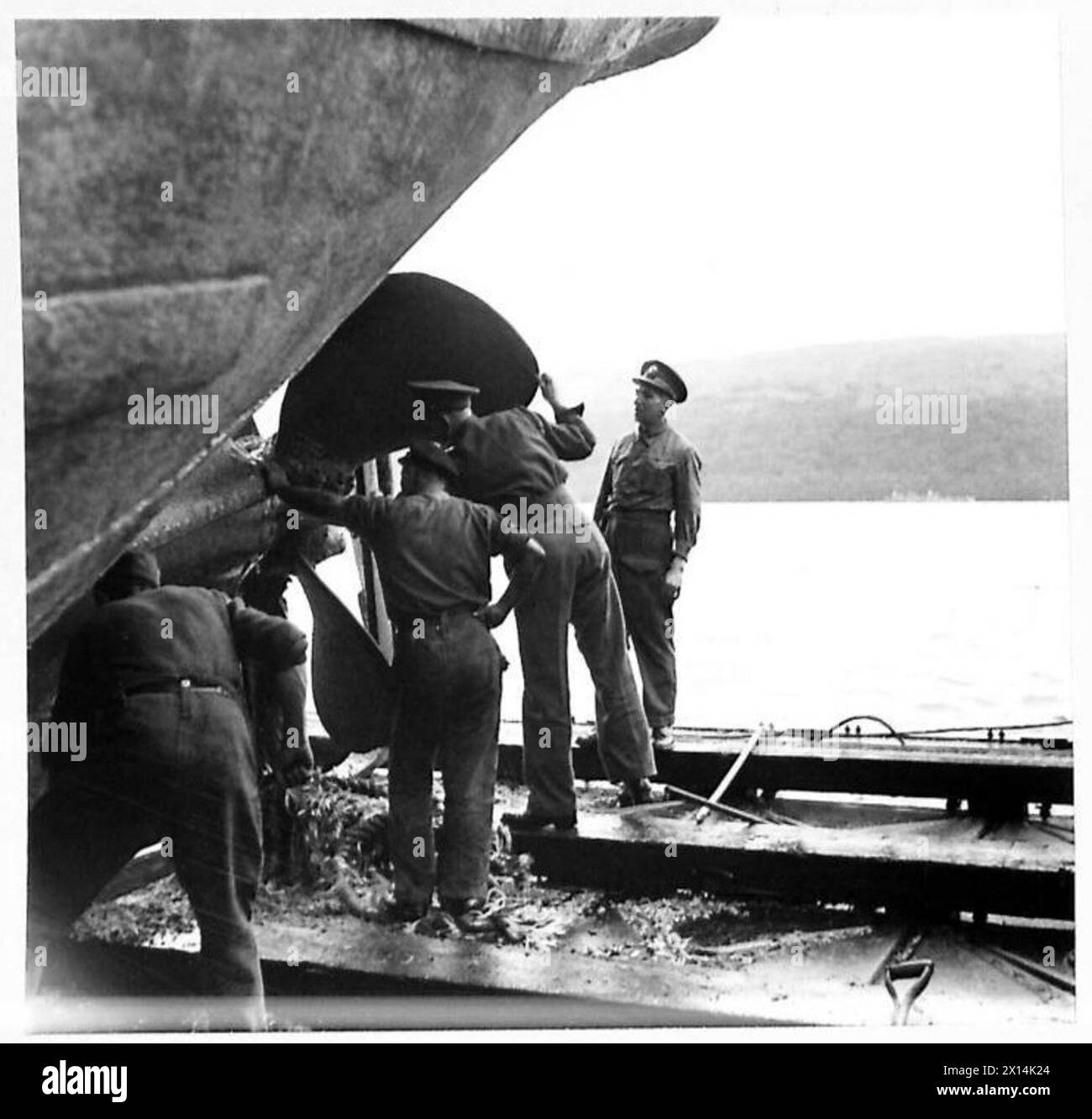 The Floating Dock at Faslane serves as a platform for docking and ...