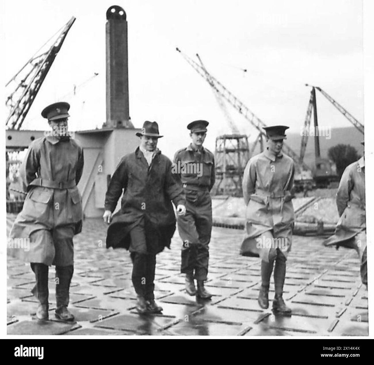 SPECIAL ASSIGNMENT FOR D.TN. - Left to right: - Brigadier Bruce White ...