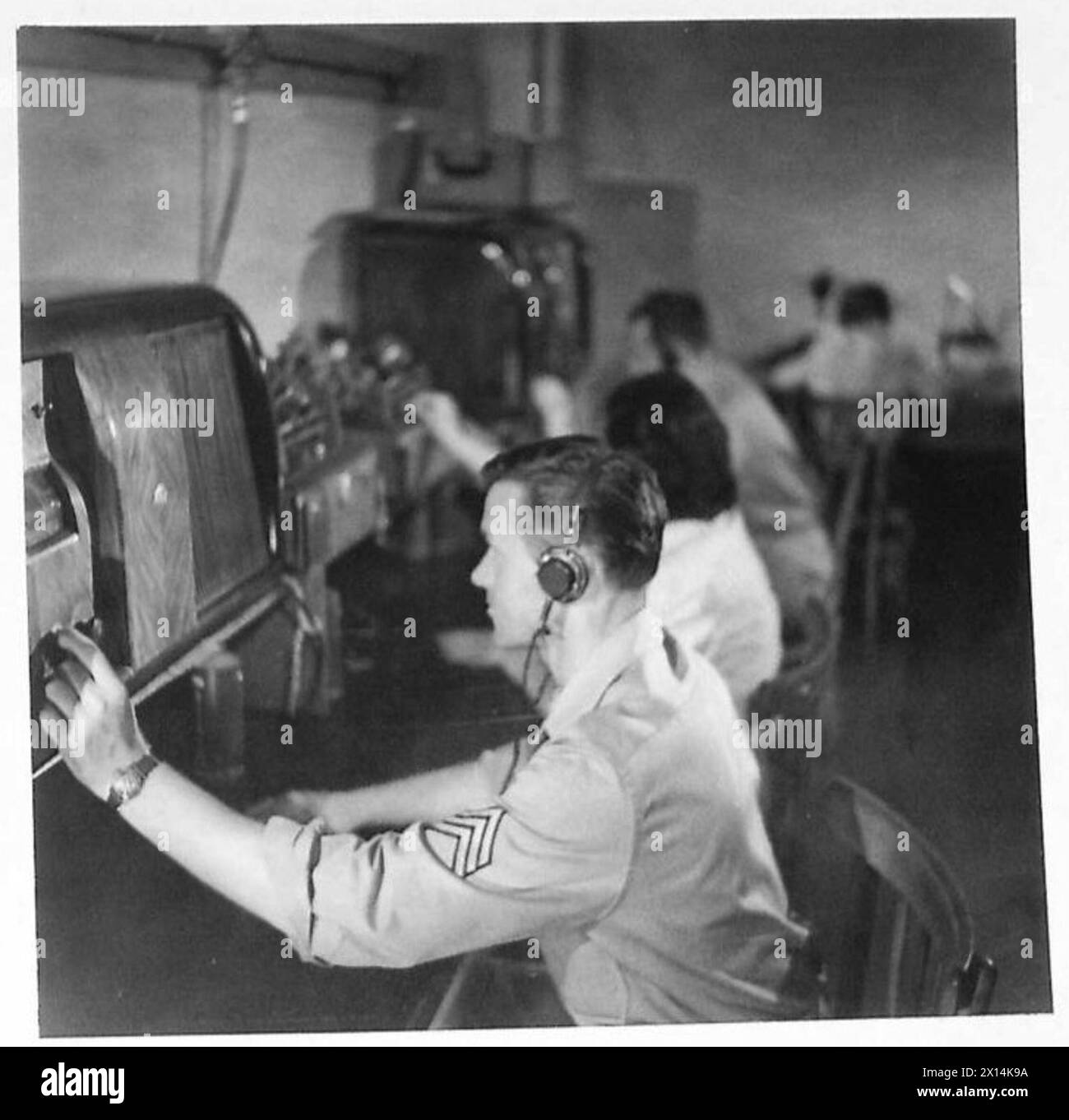 Radio operators in Rome receive Russian and French news, translate it ...