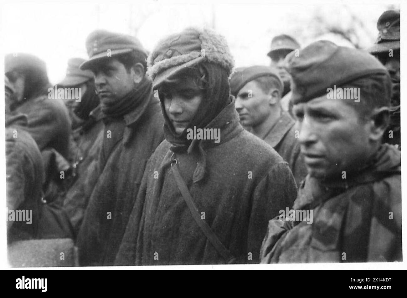12 CORPS ATTACK - Some of the haggard and dejected German prisoners ...