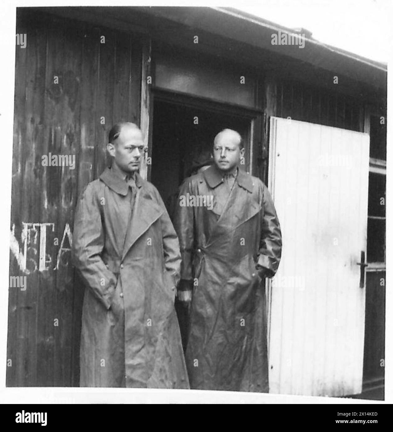 TWO MORE OF HIMMLER'S GANG CAPTURED ALIVE - 3 and 5 yard shot of the ...