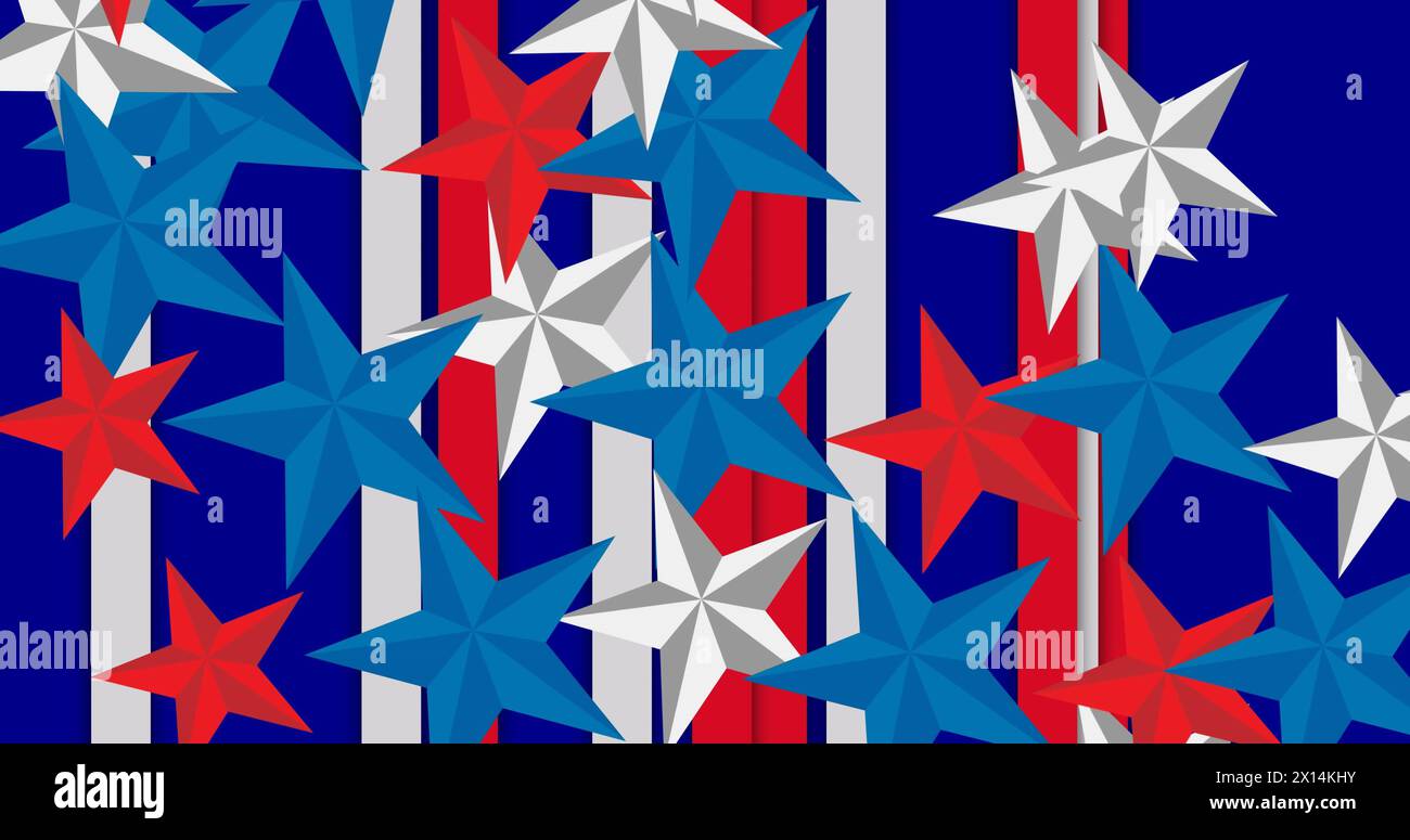 Animation american flag moving stars hi-res stock photography and ...