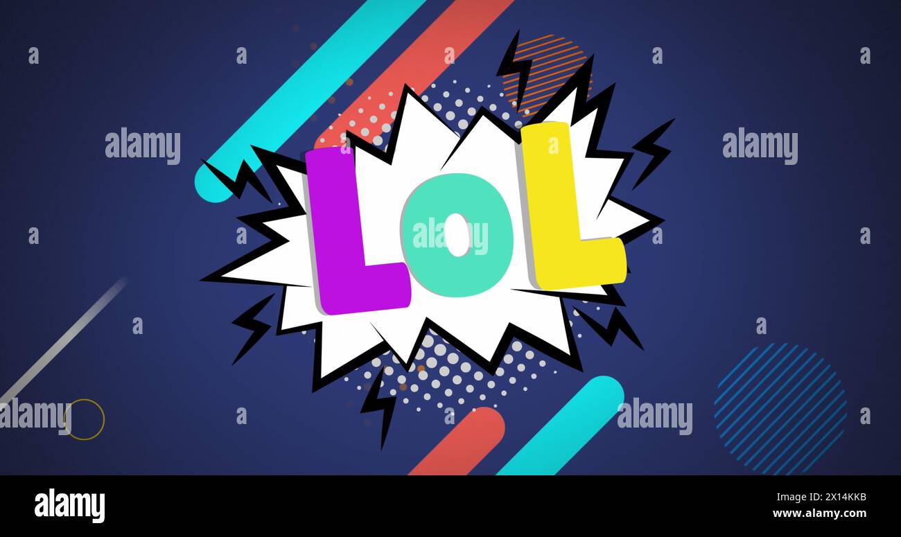 Animation retro lol text abstract hi-res stock photography and images ...