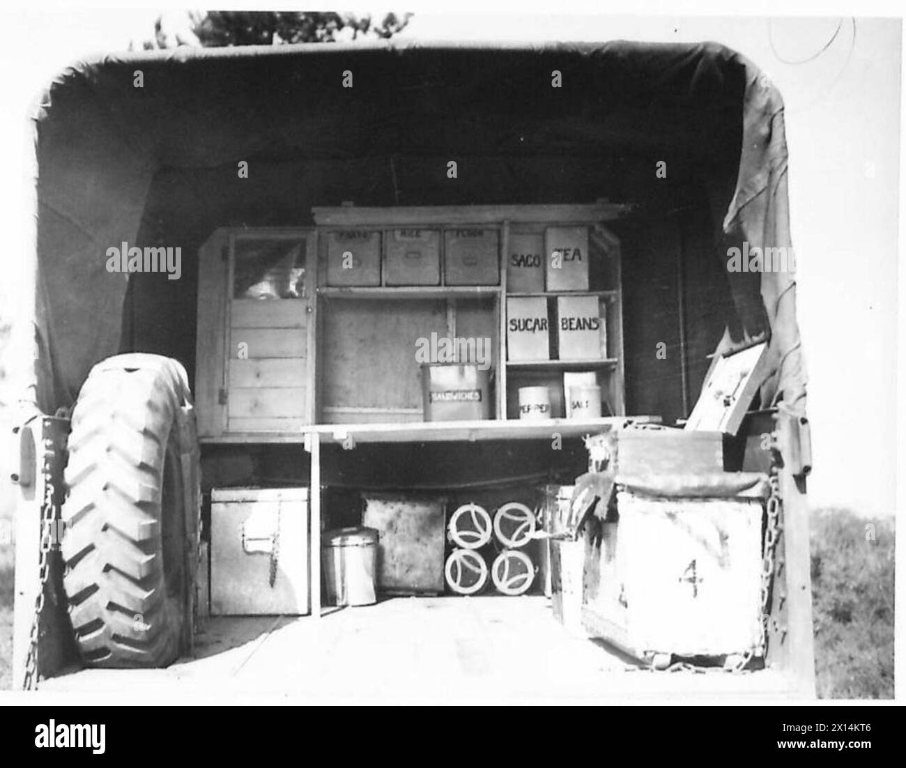 Two personnel work in Black and White Stock Photos & Images - Alamy