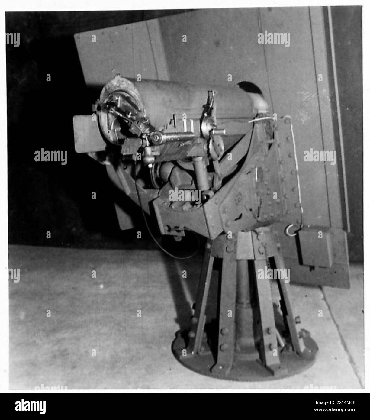 A new 75mm gun mounting is displayed with its gunsights, highlighting ...