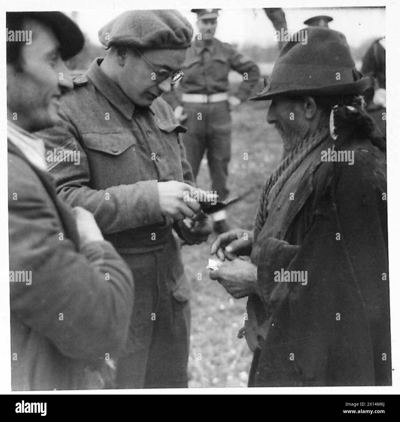 FIFTH ARMY : GARIGLIANO SECTOR - Cpl. J. Benjamin of the Field Security ...
