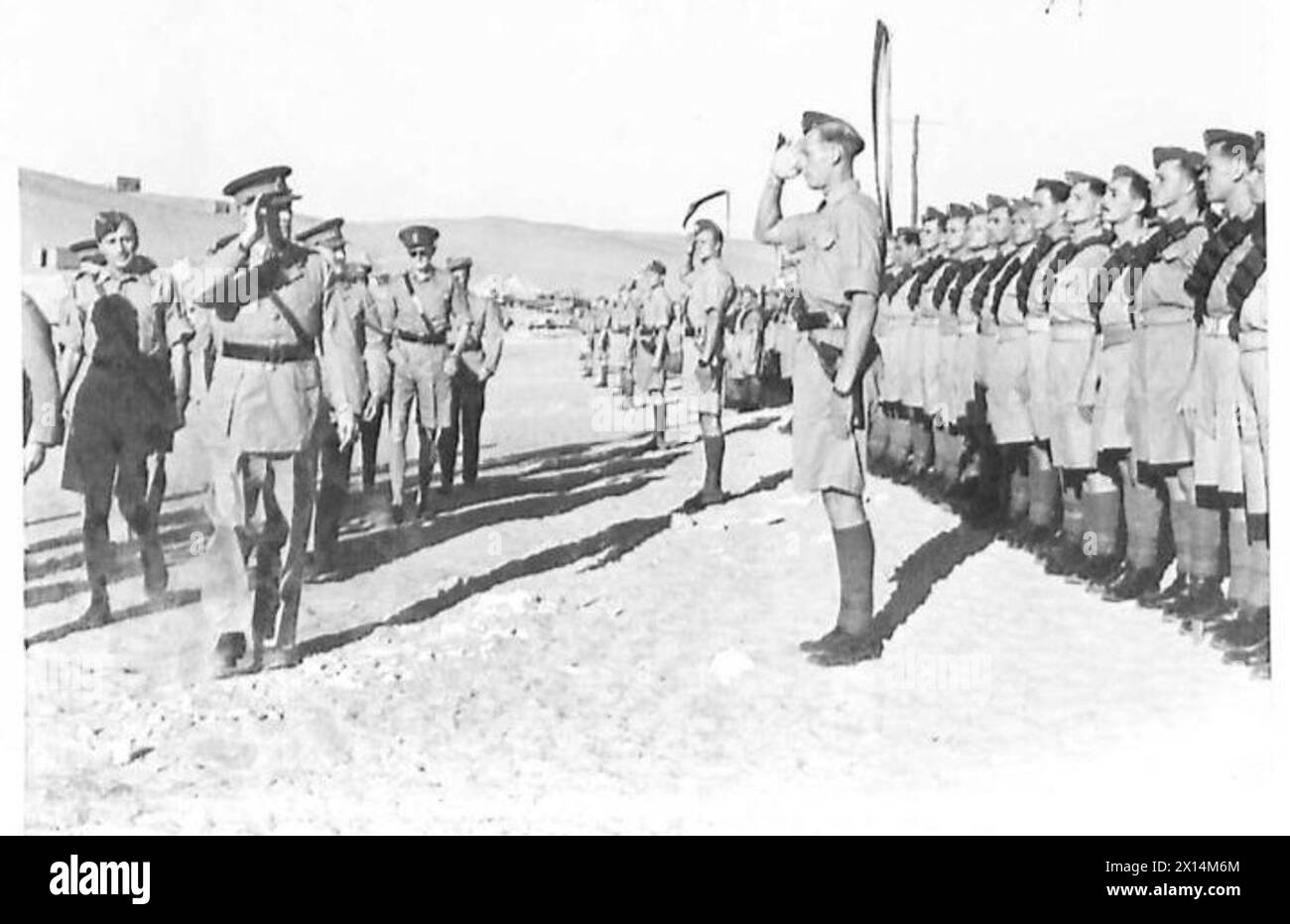 Generals Claude Auchinleck and Neil Methuen Ritchie inspect Polish ...