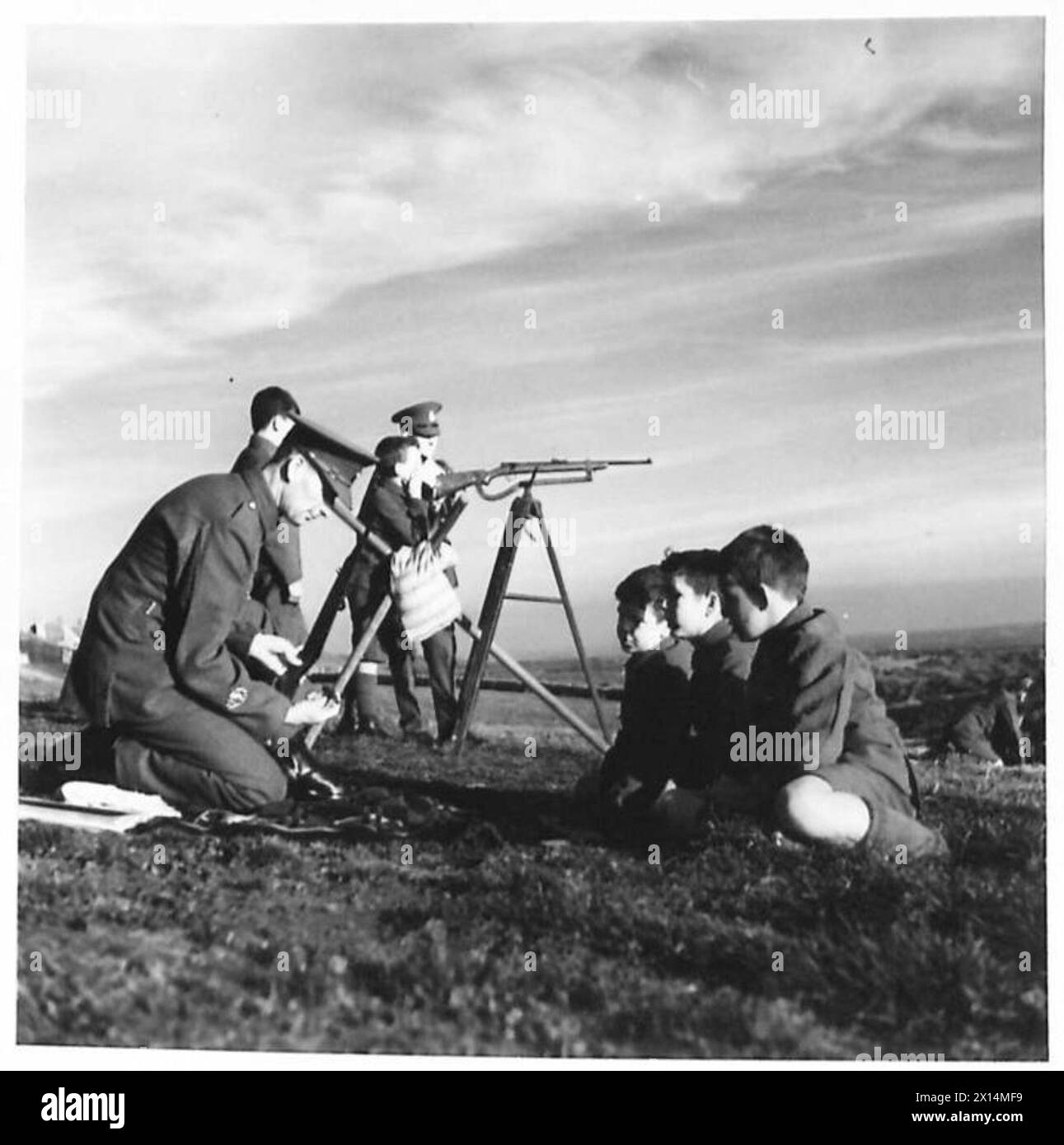 CSM 'Dusty' Miller provided physical training instruction to students ...