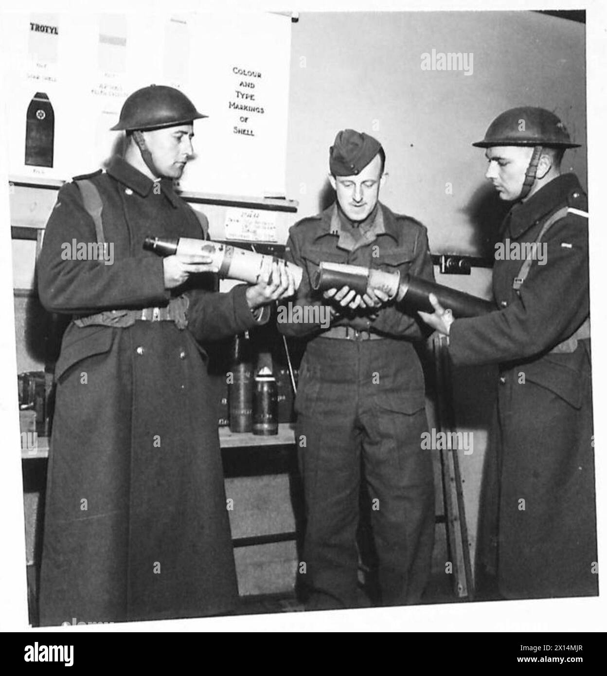 TRAINING RASC OFFICERS - Cadets in the Ammunition Room learn the ...