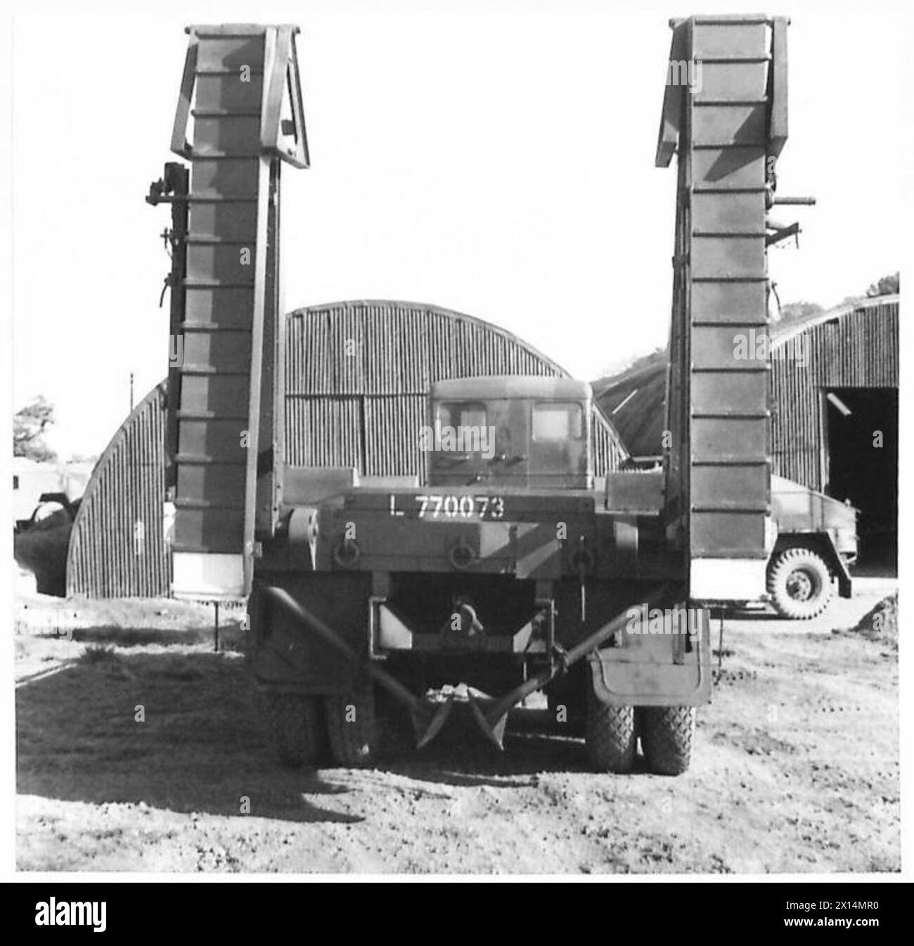 A 20-ton tank transporter, model Mack W.D. No.L.770073, is used by the ...