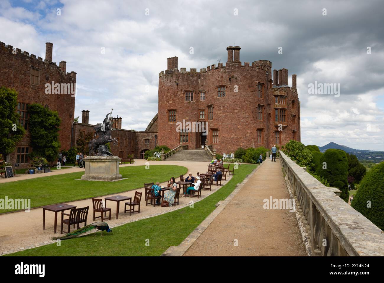 Welshpool,Great Britain - August 31, 2023: Powis Castle and gardens ...