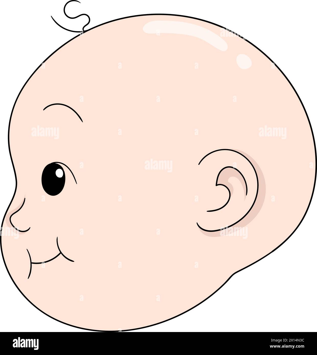 Chubby cheeked baby hi-res stock photography and images - Alamy