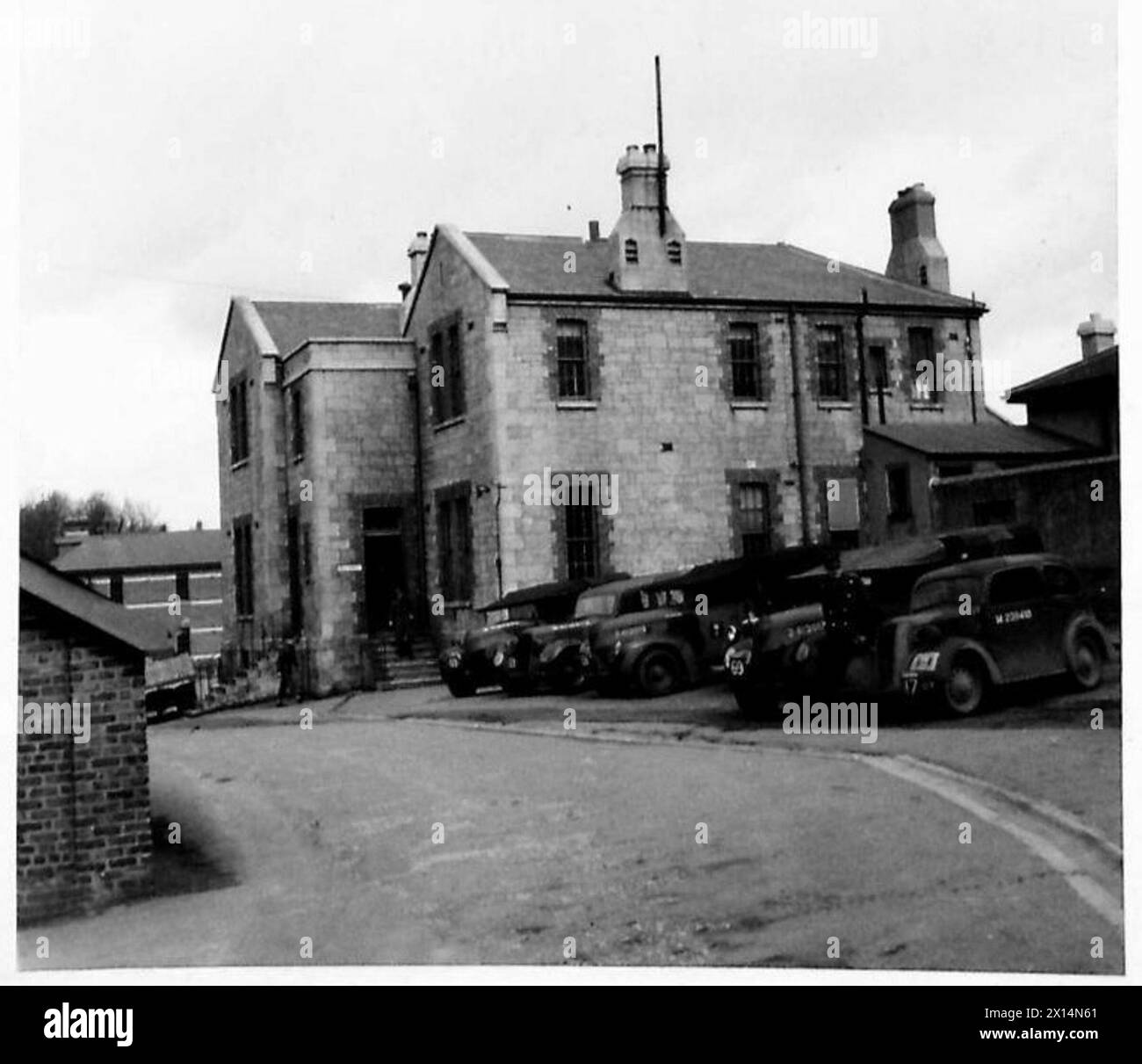 Interior view of a barrack room in A. & C. Block, Northern Ireland ...