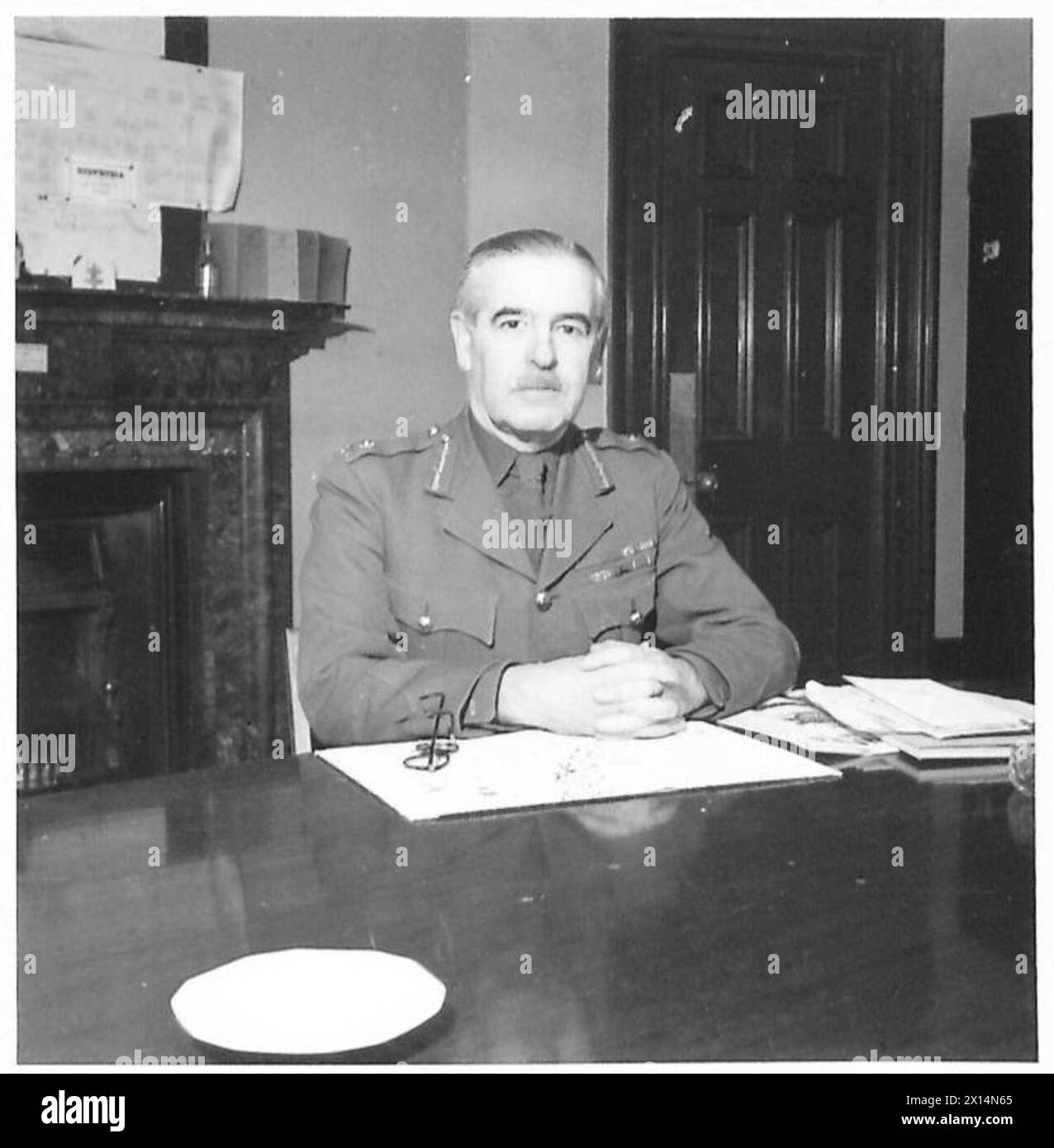 PORTRAIT - Portraits of Major General O.M. Lund, CB., DSO British Army ...