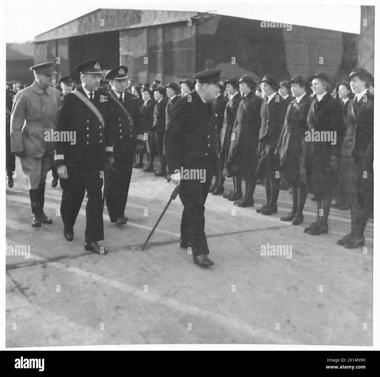 THE PRIME MINISTER IN SCOTLAND - Mr. Churchill at a Naval aircraft ...