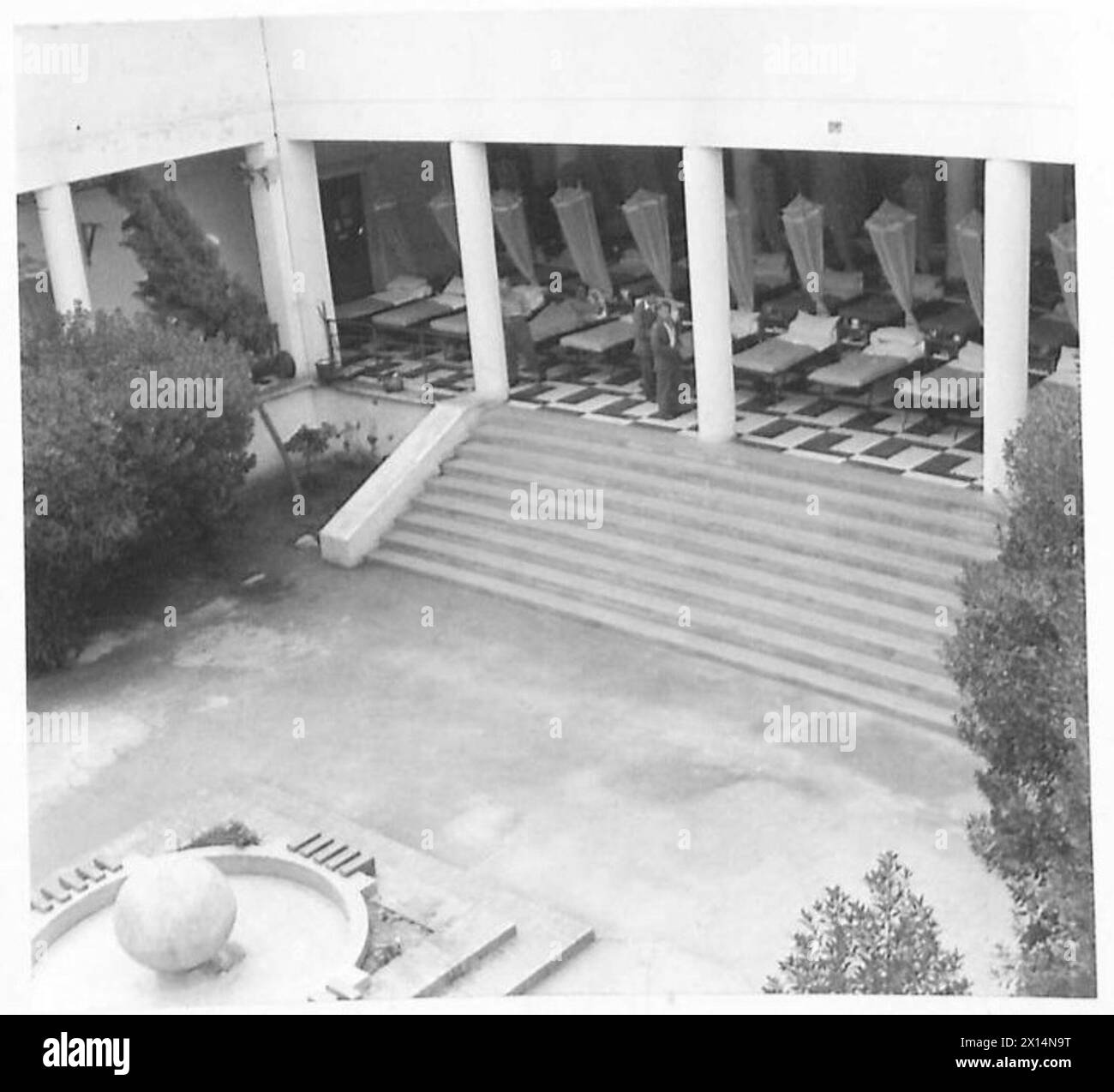 A British Army medical ward in North Africa showing surgical care for ...