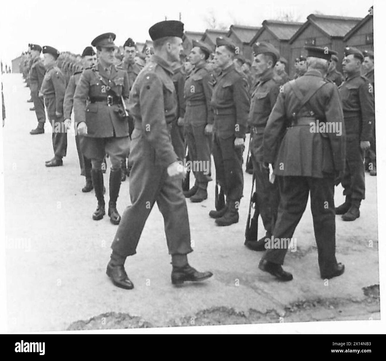C-IN-C HOME FORCES ATTENDS CEREMONIAL PARADE - The C in-C inspecting ...