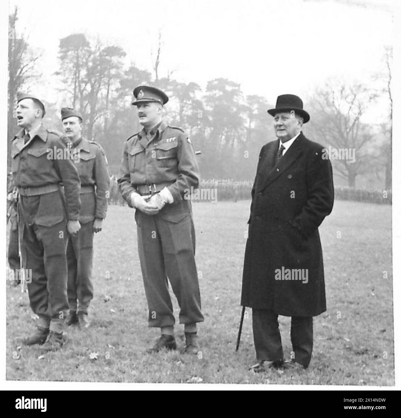 INSPECTION OF NEWFOUNDLAND TROOPS BY LIEUTENANT GENERAL N.M. RITCHIE ...