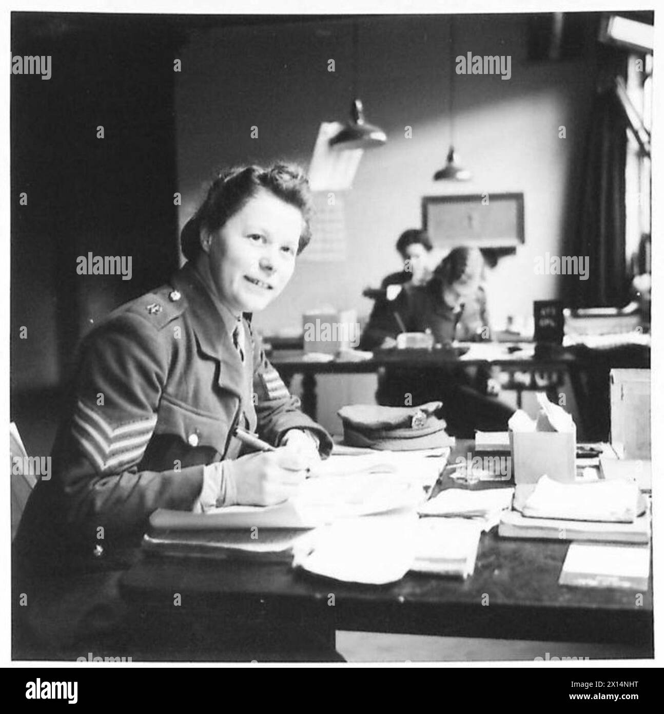 ATS AT AN RAOC DEPOT - Sgt. Mrs. R. Thompson, two years service, whose ...