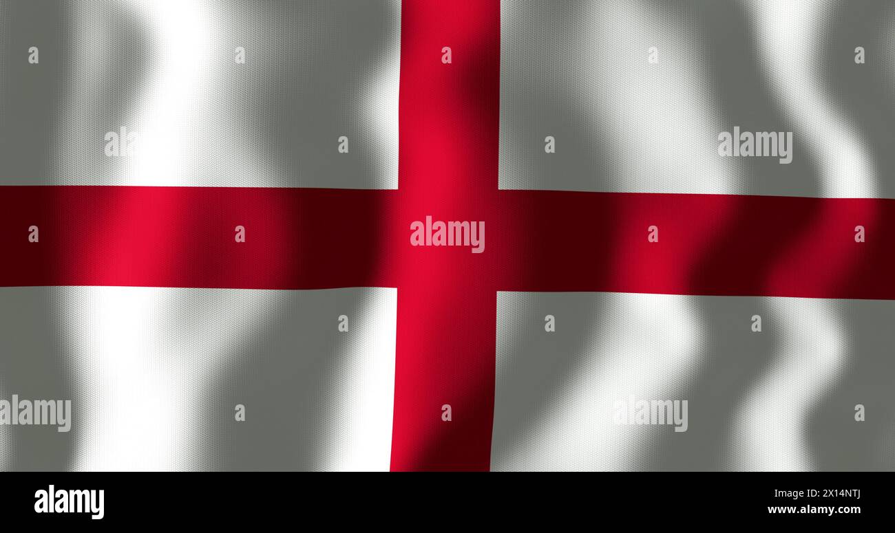 Image of waving flag of england Stock Photo - Alamy