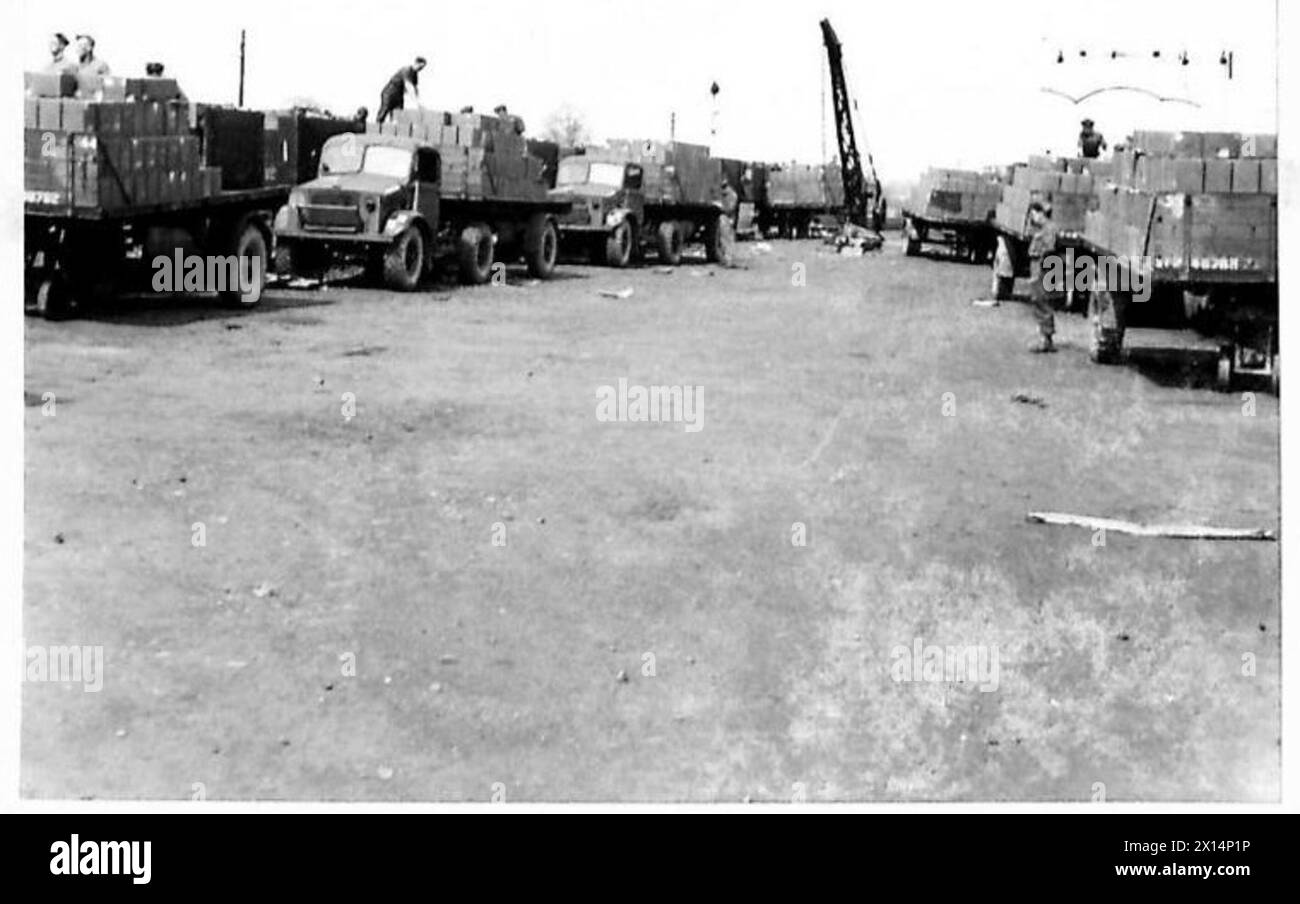PETROL STORAGE DUMP - A section of the Waddesdon section Depot siding ...