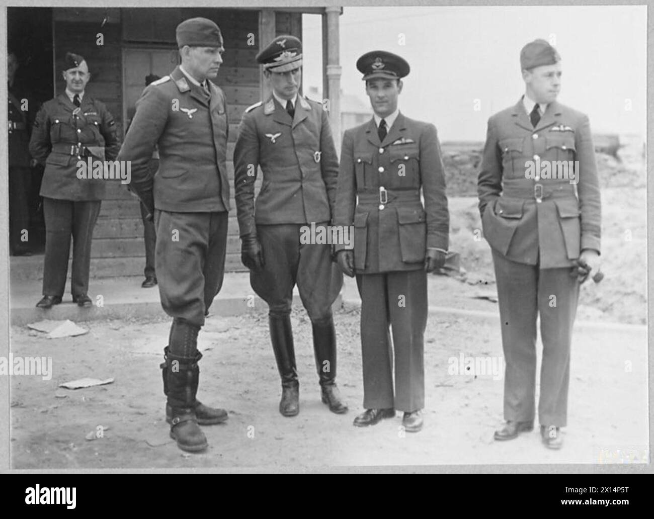 Two Luftwaffe officers shot down during attacks on Britain in 1940 are ...