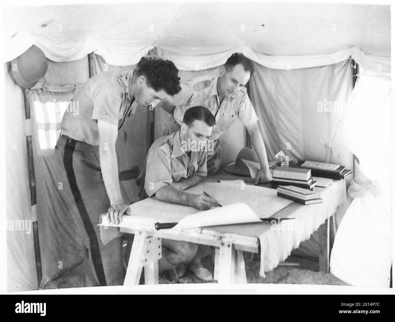 PHOTOGRAPHS TAKEN ON A VISIT TO A UNIT OF THE FREE FRENCH FORCES - The ...