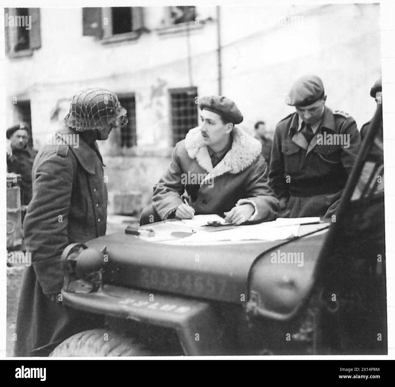 German officer interrogation hi-res stock photography and images - Alamy