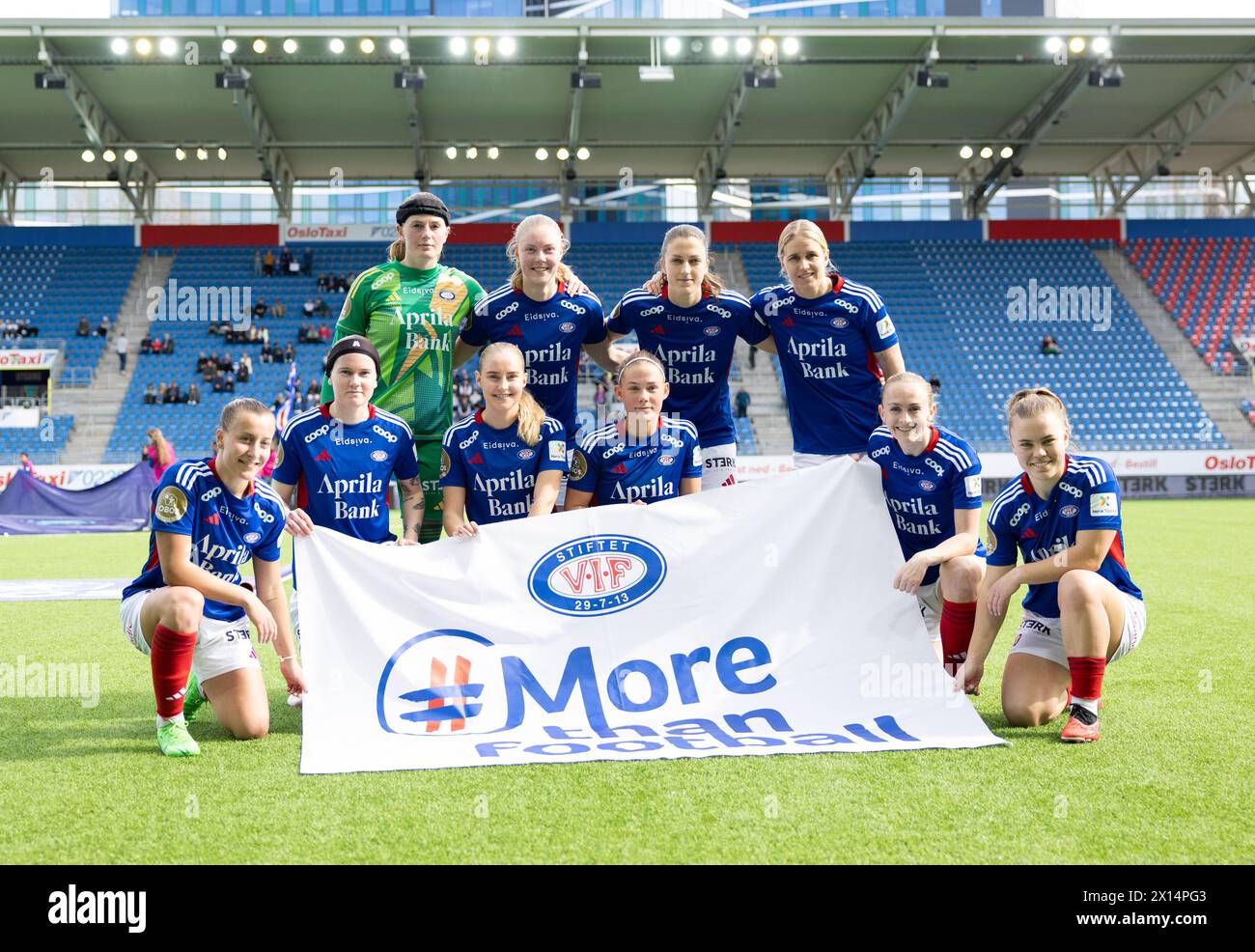 Oslo, Norway, April 13th 2024: Team photo of Valerenga before the ...