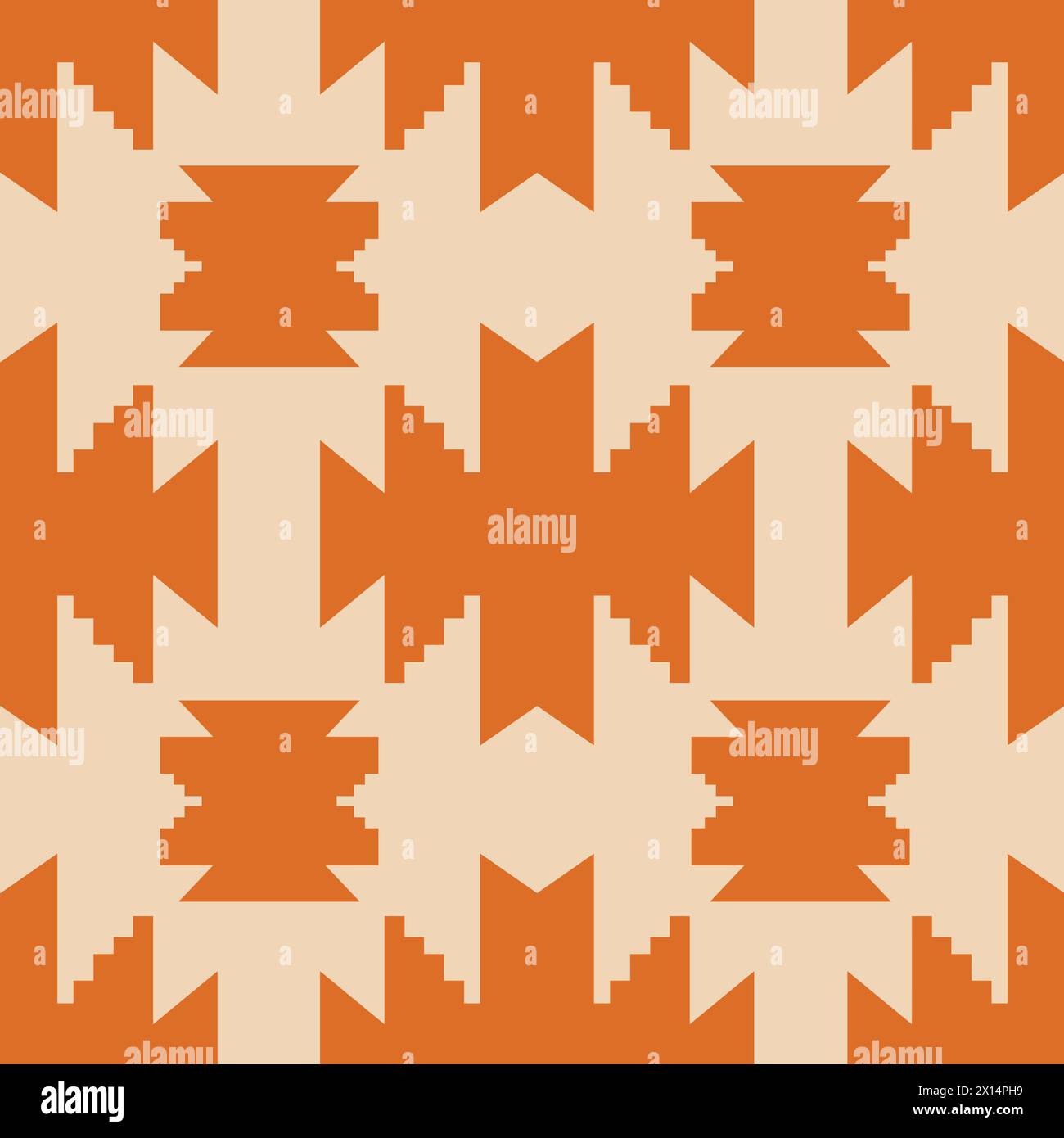 Tribal Southwestern Navajo Folk Seamless Pattern Stock Vector Image ...
