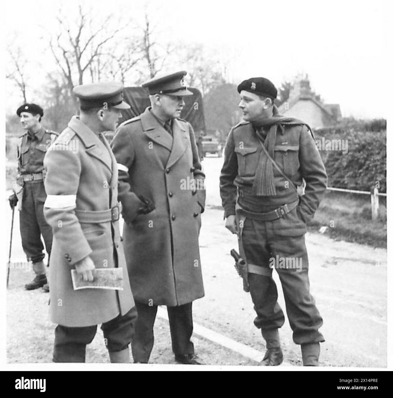 Brigadier Makeson, Brigadier L.S. Lloyd, and Major General Norrie ...
