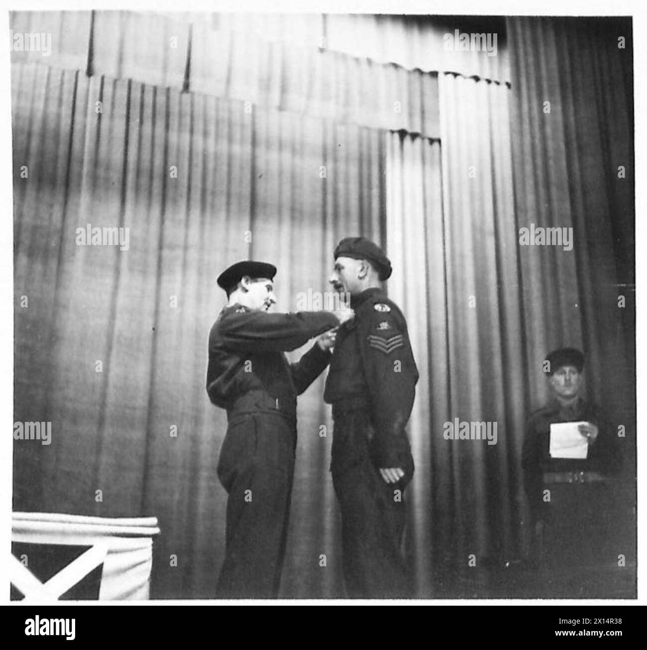 INVESTITURE 12 Corps Troops - Sjt. C.E. Margerison, 7 Svy Regt RA ...