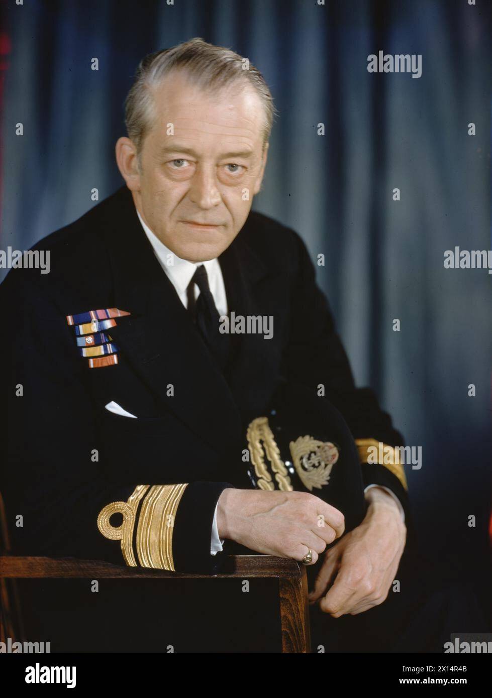 THE ROYAL NAVY DURING THE SECOND WORLD WAR: PERSONALITIES - Half length ...