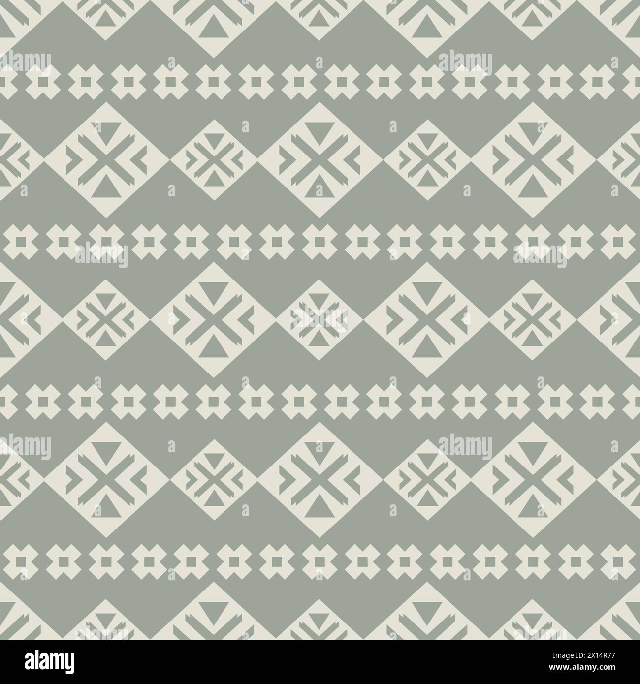 Tribal Southwestern Navajo Folk Seamless Pattern Stock Vector Image ...