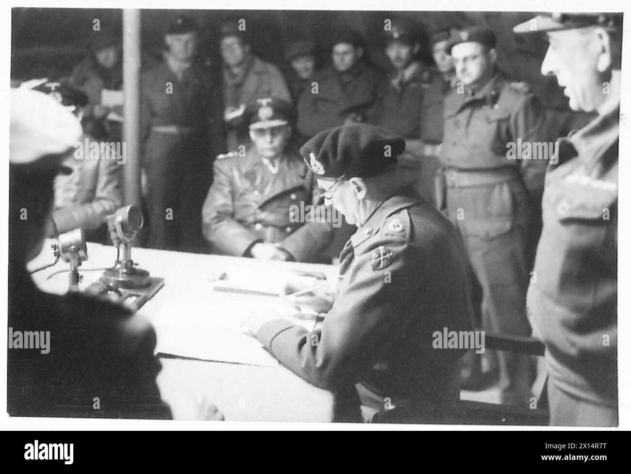 GERMANS CAPITULATE ON BRITISH FRONT - SURRENDER TERMS ARE SIGNED ...