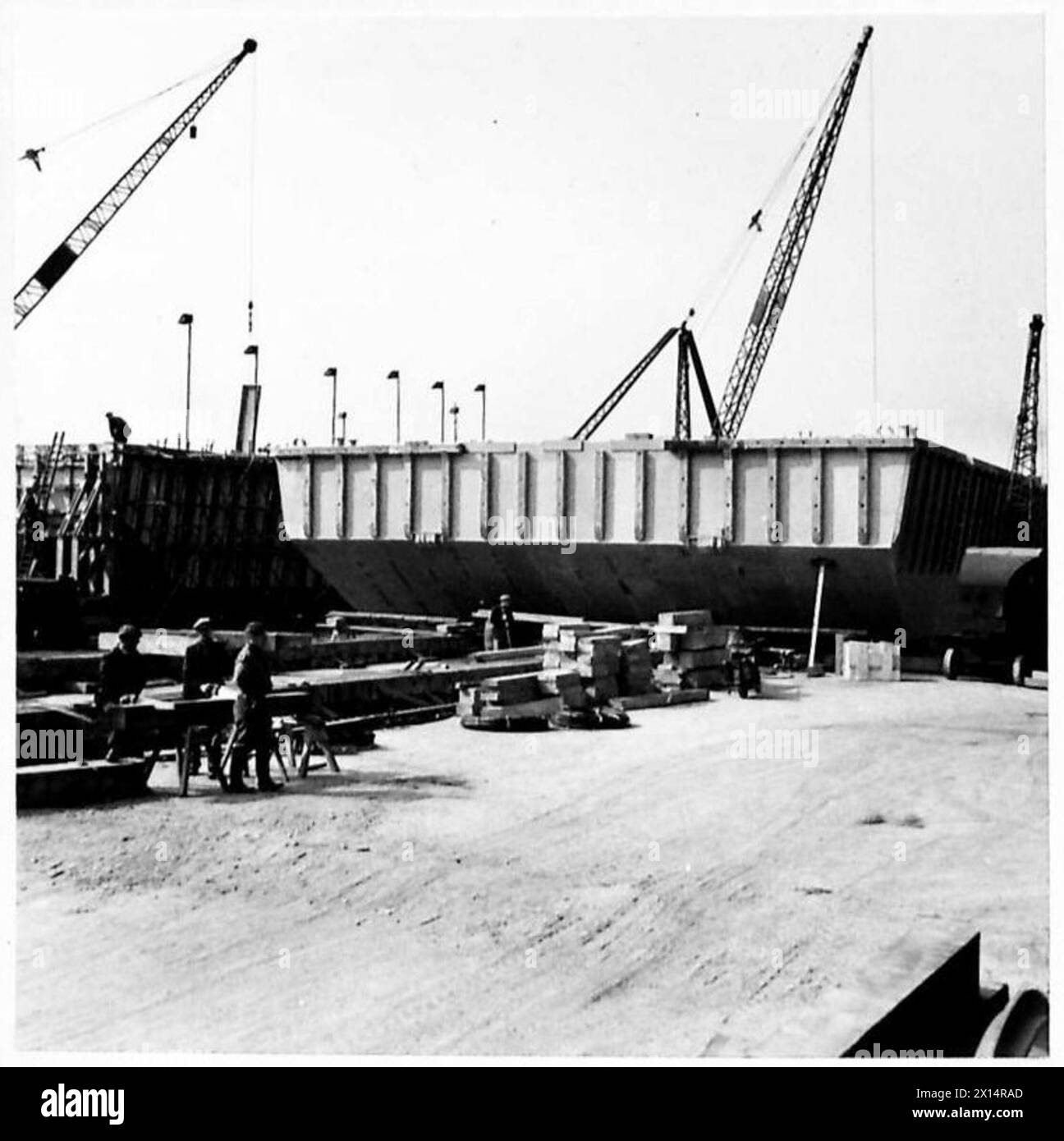 Construction southampton Black and White Stock Photos & Images - Alamy