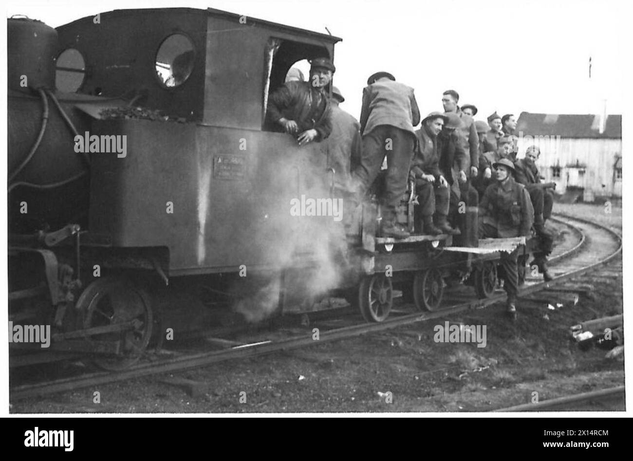 SPITZBERGEN RAID - Canadian troops landing from an armed trawler ...