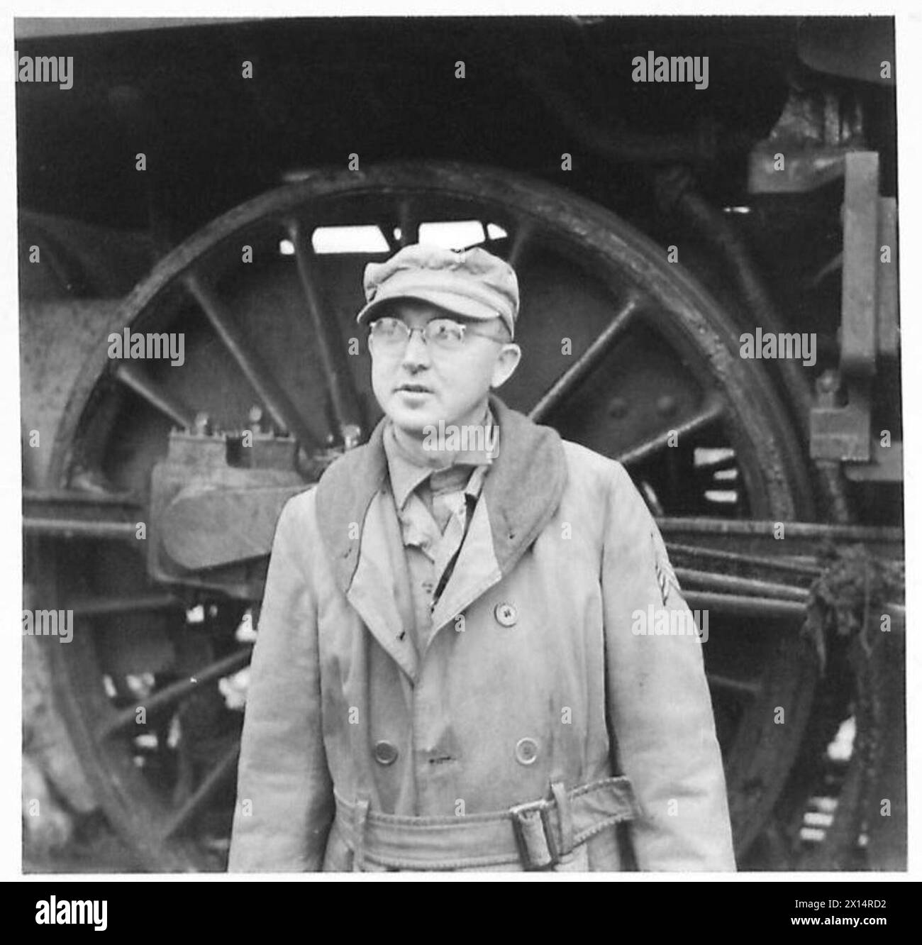 The train conductor Cut Out Stock Images & Pictures - Alamy