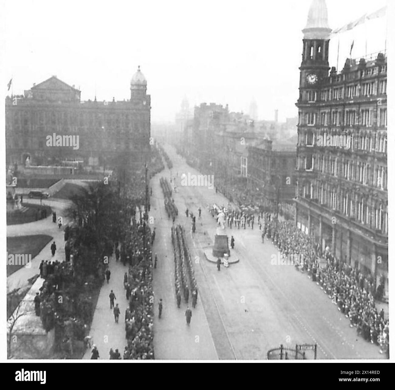 Tribute parade Black and White Stock Photos & Images - Alamy