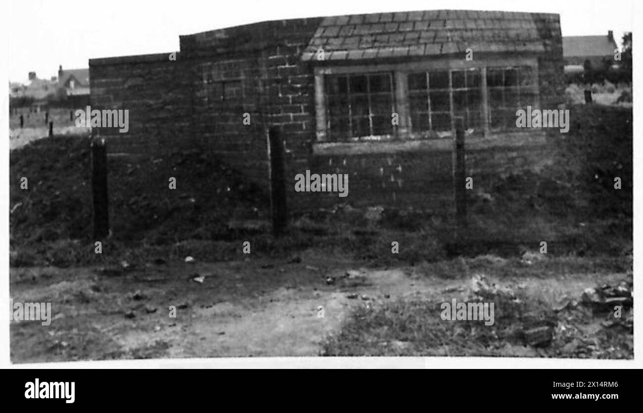 CAMOUFLAGED STRONG POINTS - Octagonal pillbox painted to represent ...